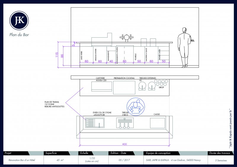 Hôtellerie - Bar - Japir & Kapala, agence design, mobilier design ...